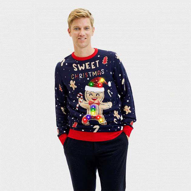Cute cookie man julegenser - Herre