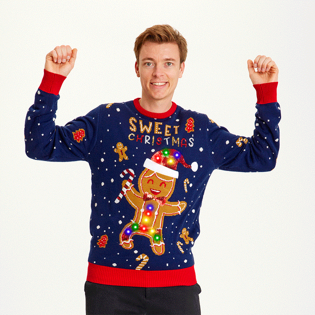 Cute cookie man julegenser - Herre